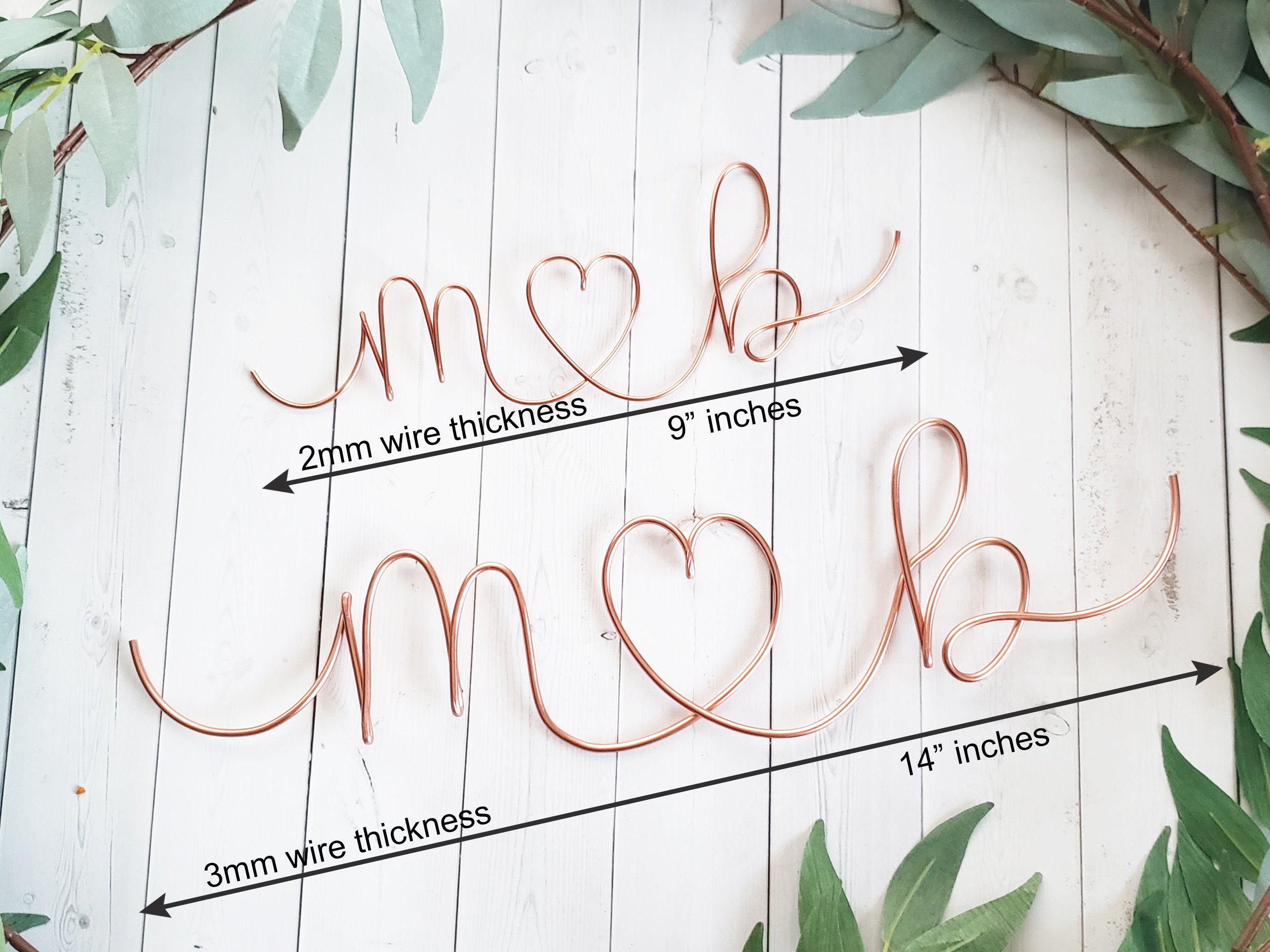 Cursive Initials Heart Monogram Sculpture Valentines Custom | Etsy