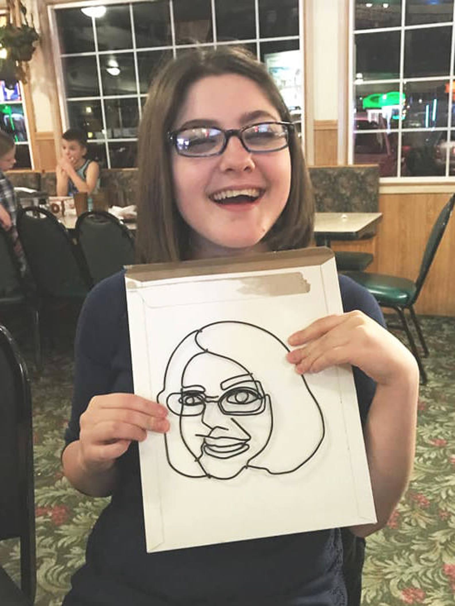 Wire Portrait Custom Portrait Wire Sculpture | Etsy