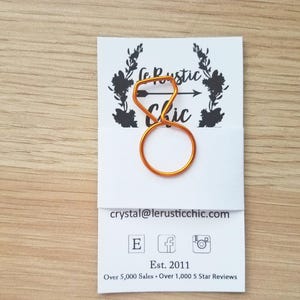 Wire Ring Planner Clip - Personalized Planner Marker - Page Marker ...