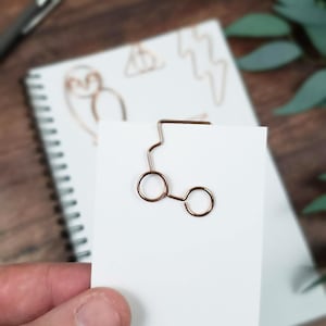 Wire Wizard Planner Paper Clip Set 5 Pcs Page Marker Accessories Binder ...