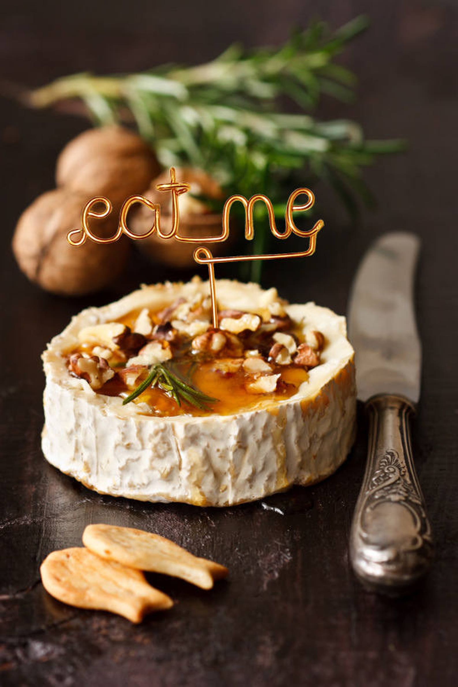 Eat Me Wire Cheese Marker Rustic Cheese Marker Wine and - Etsy