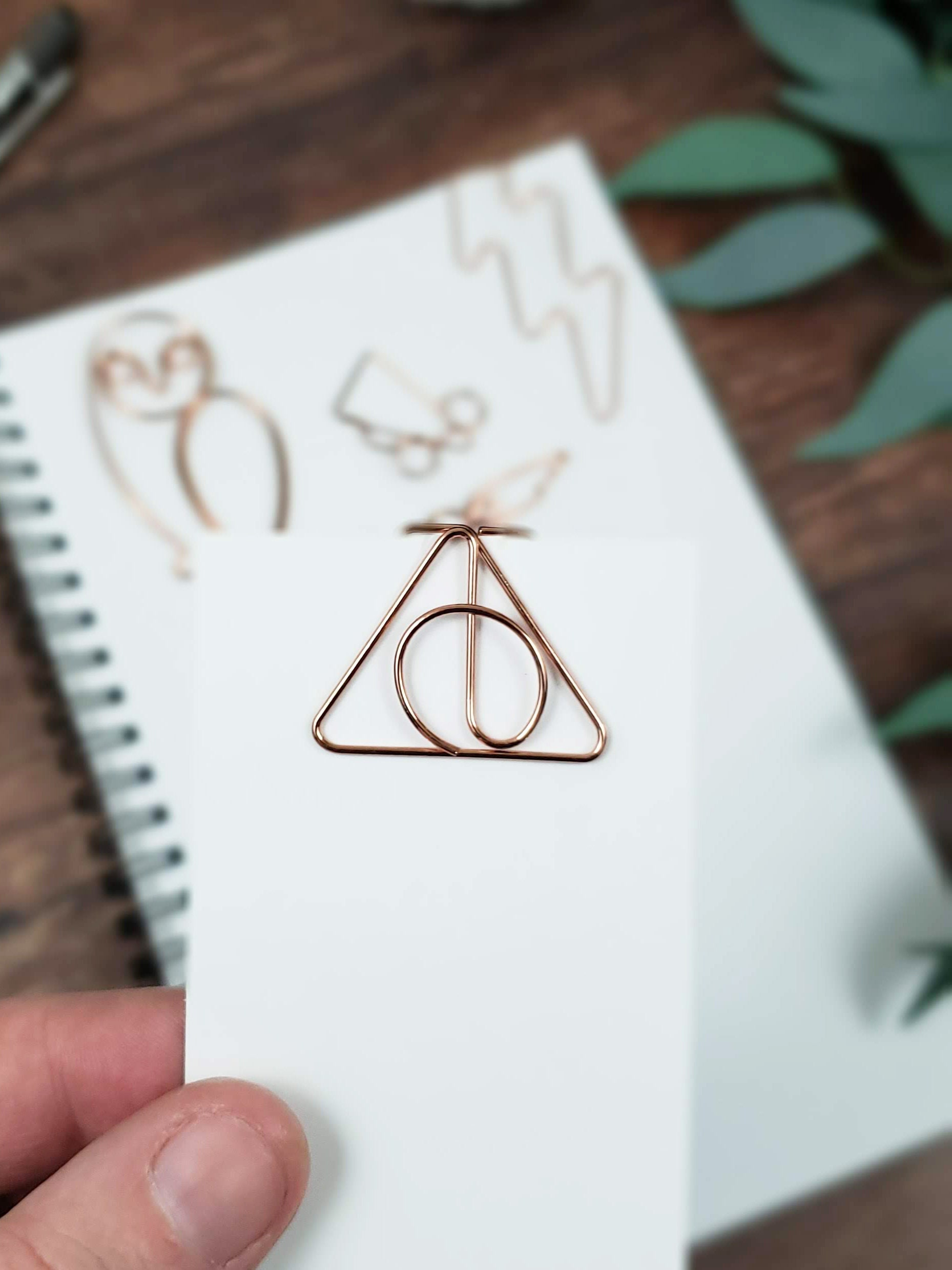 Wire Wizard Planner Paper Clip Set 5 Pcs Page Marker | Etsy