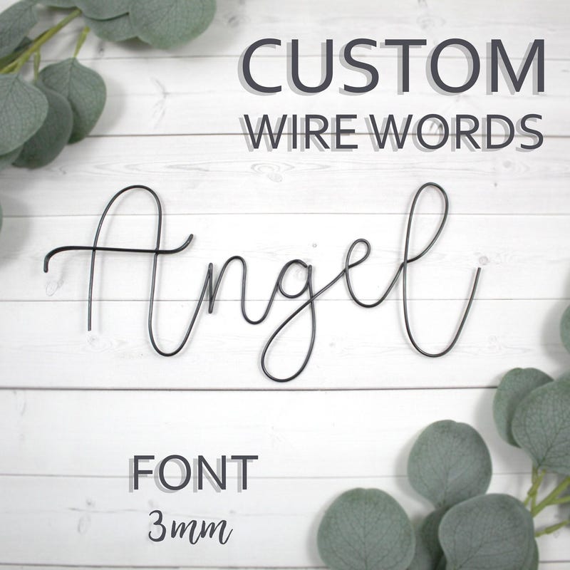 Custom Wire House Sign - Etsy