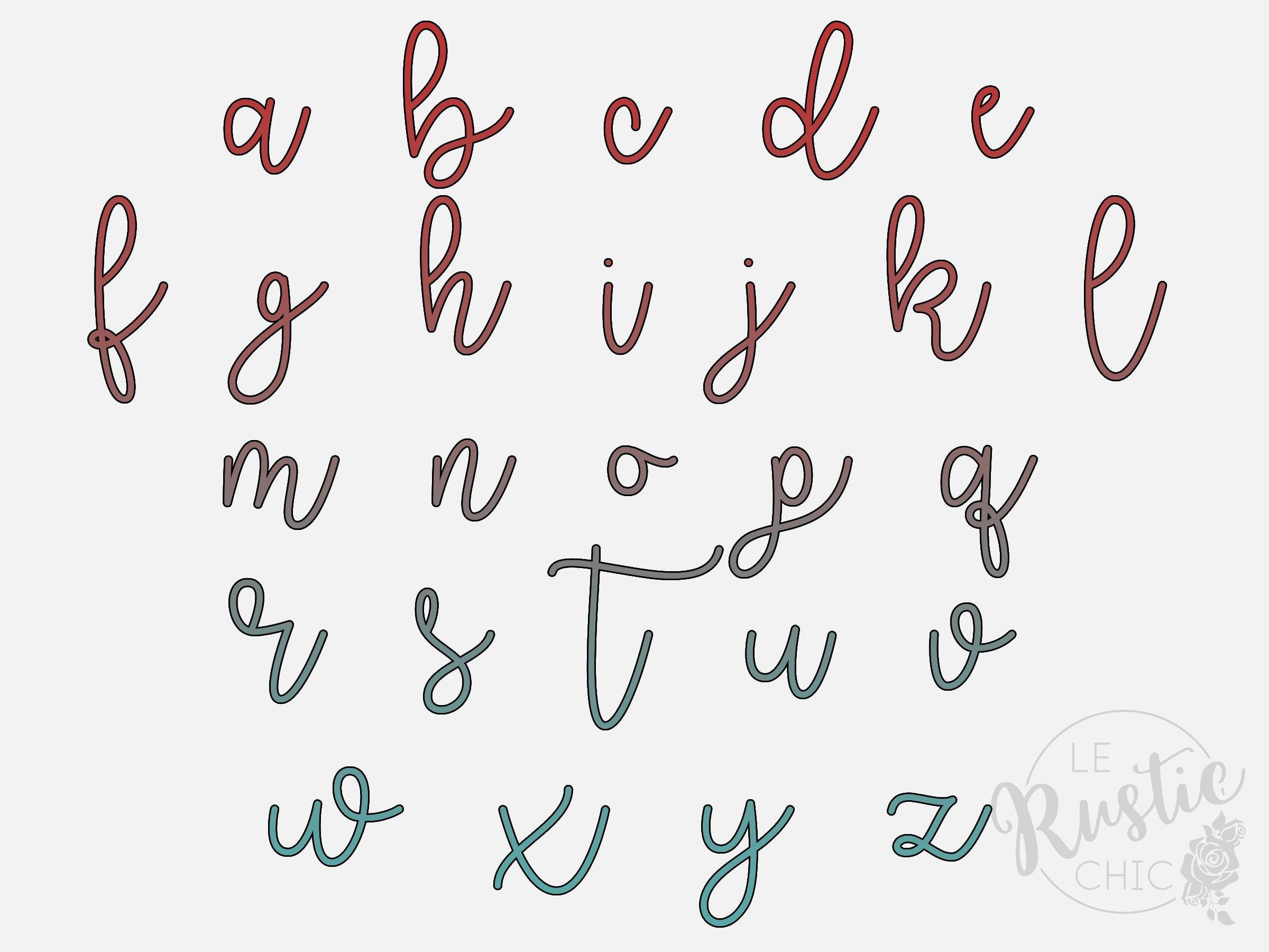 Cursive Initials Heart Monogram Sculpture Valentines Custom ...