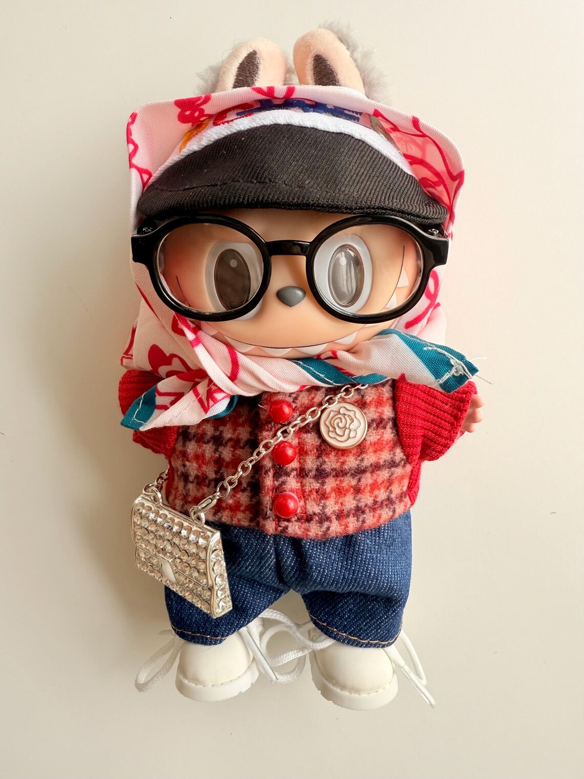 GD Inspired Doll Outfit – Kpop Streetwear Style Clothes With Plaid ...