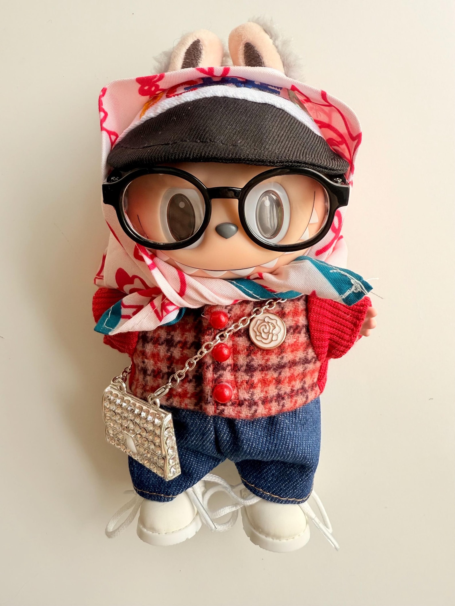 GD Inspired Doll Outfit – Kpop Streetwear Style Clothes With Plaid ...