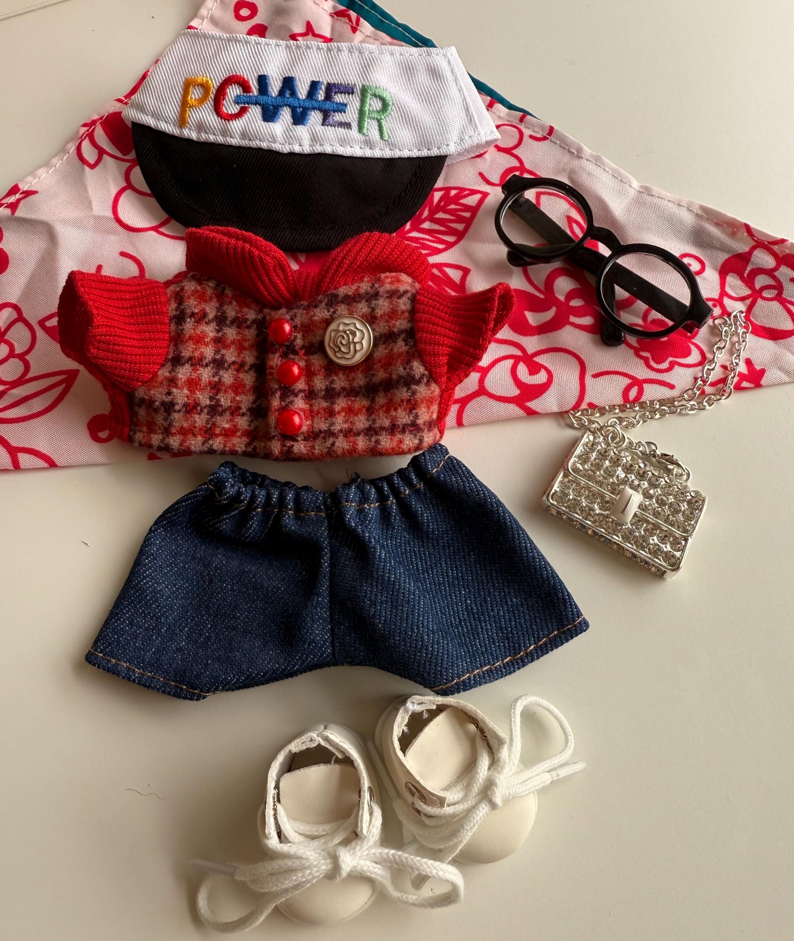 GD Inspired Doll Outfit – Kpop Streetwear Style Clothes With Plaid ...