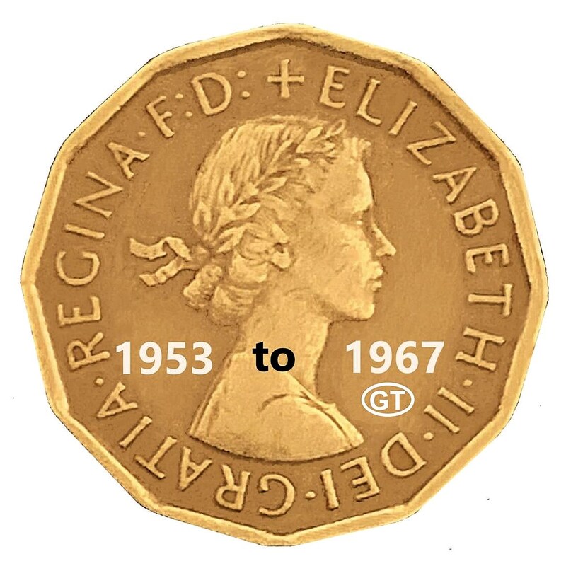 Three Pence Coin - Etsy