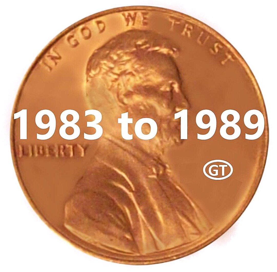 USA Pennies - 1983 to 1989 Memorial P&D - Bright XF to About ...