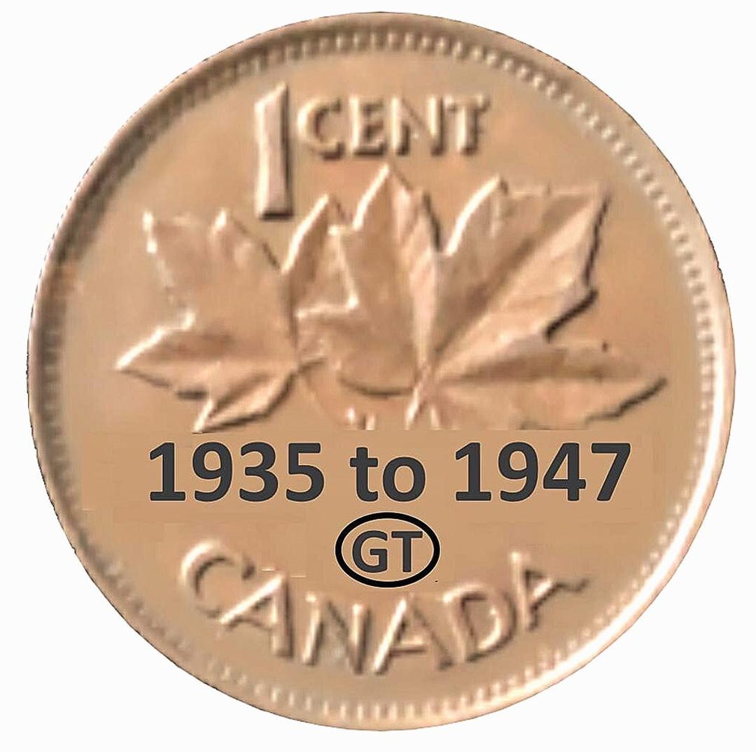 Canadian Small Cent - 1935 to 1947 - Select Year(s) / Quantity - Etsy