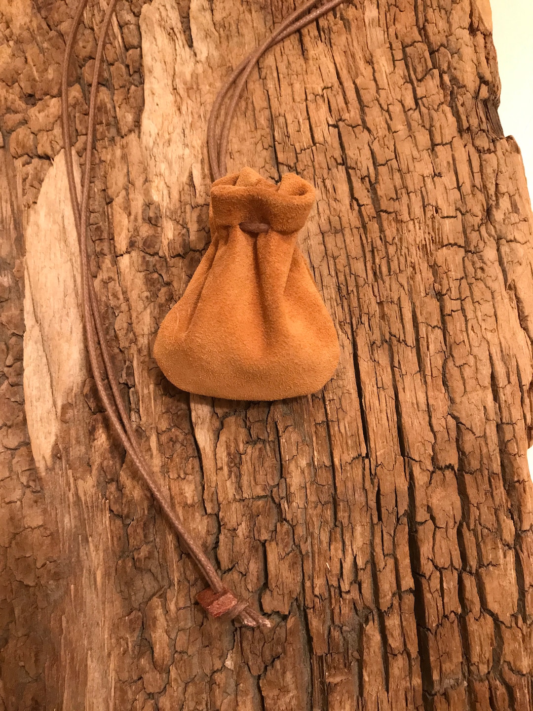 Suede Neck Pouch,necklace, Small Pouch Bag Necklace, Little Suede Bag ...