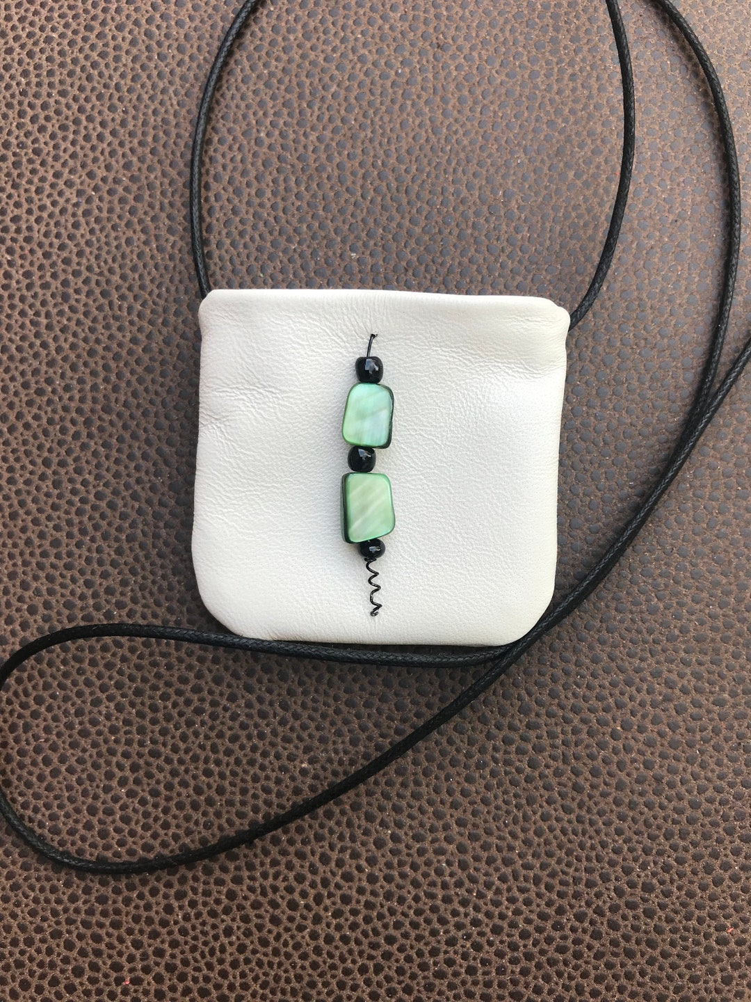 Leather Neck Pouch, One of a Kind. - Etsy