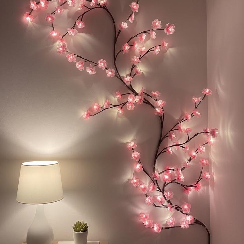 Sakura Flowers Vine - Etsy