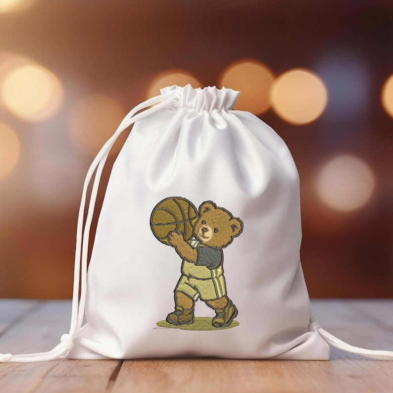 Vintage Teddy Bear Machine Embroidery Designs Sports Nursery Embroidery ...
