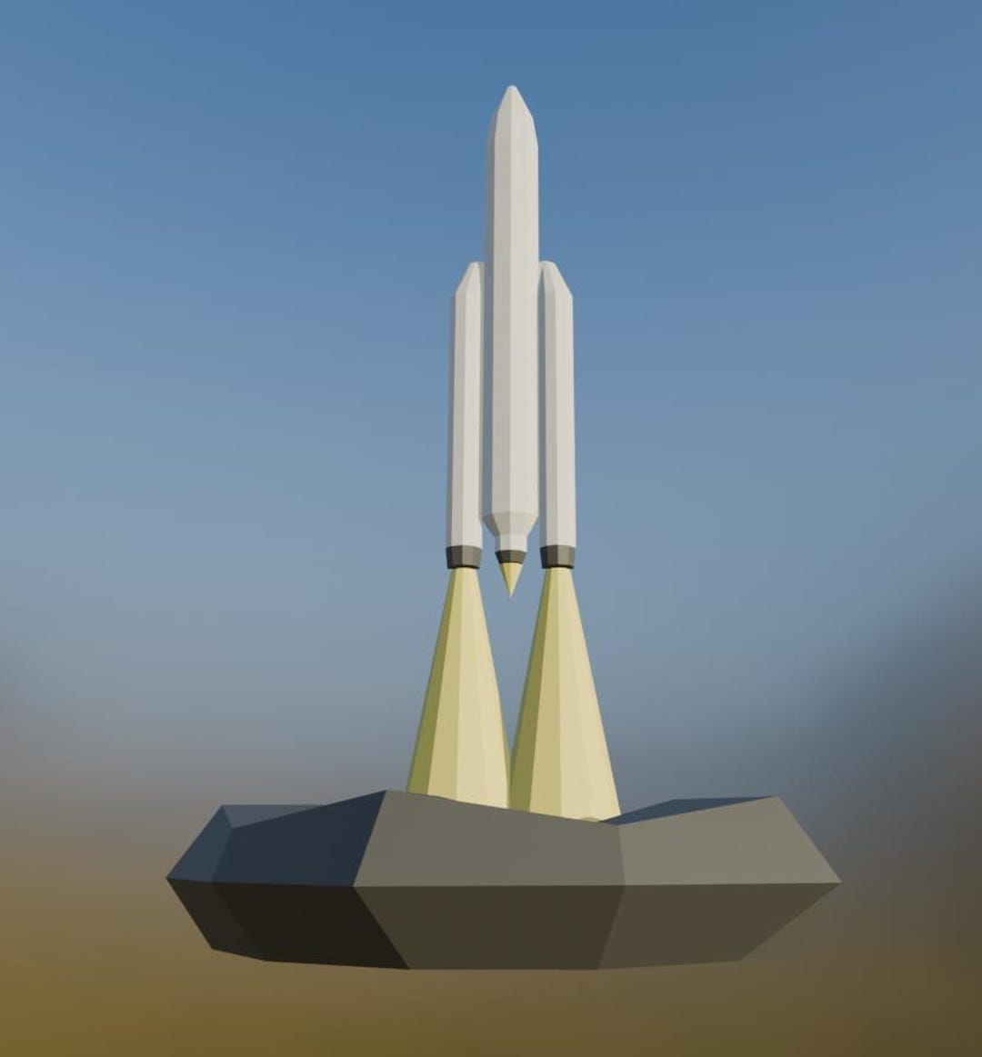 Ariane Rocket Papercraft Launch – Half 3D Paper Model to Print, Craft ...