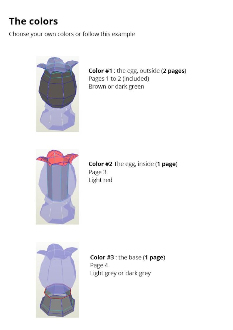 Alien Egg Papercraft / Pencil Holder – 3D Paper Model to Print, Craft ...