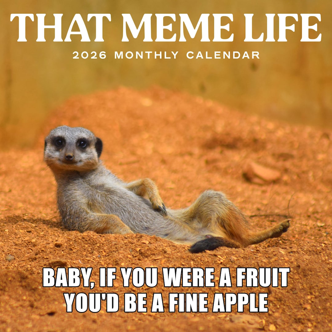 2026 That Meme Life Monthly Calendar - Etsy