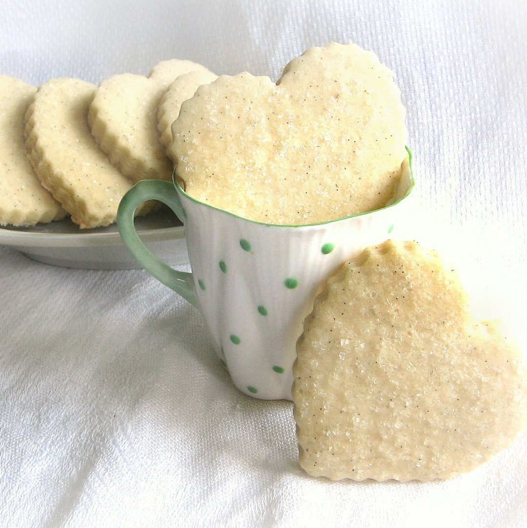 Vanilla Bean Shortbread Cookies 1 Dozen - Etsy