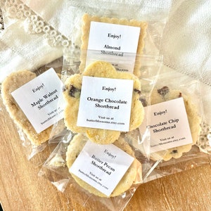 Individually Wrapped & Labeled Gourmet Shortbread Cookies 2 Dozen ...