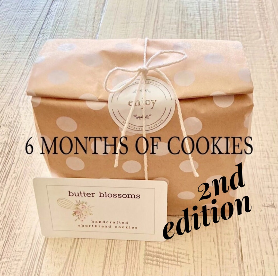 2nd Edition 6 Month Shortbread Cookie Subscription Box - Etsy