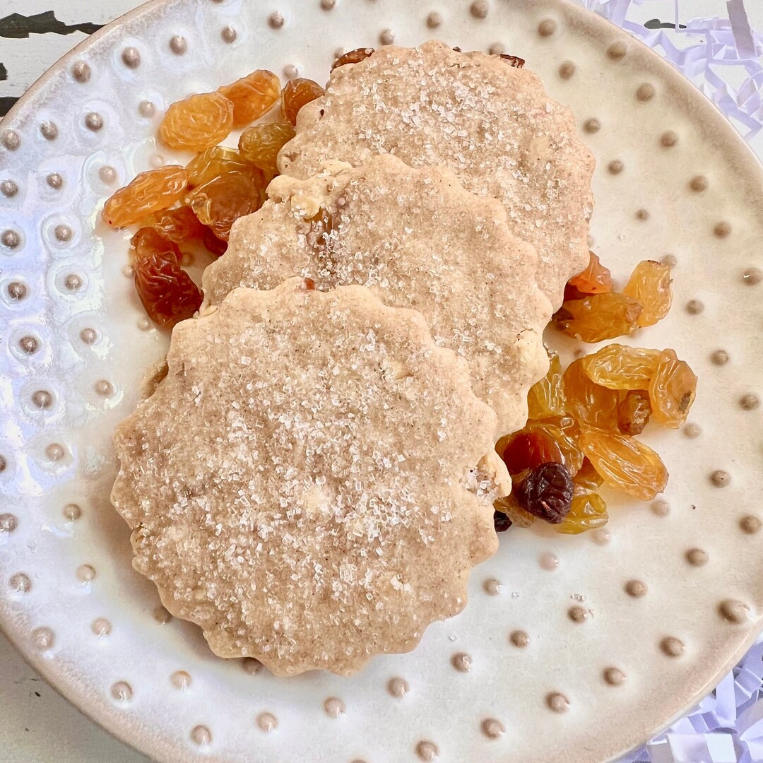 Oatmeal Golden Raisin Shortbread Cookies 1 Dozen - Etsy