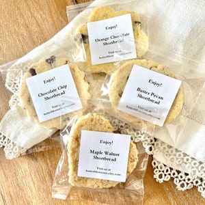 Individually Wrapped & Labeled Gourmet Shortbread Cookies 2 Dozen ...