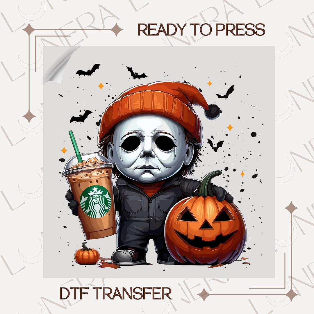 Horror Movie Characters Dtf Transfers, Scary Halloween DTF, Sublimation ...