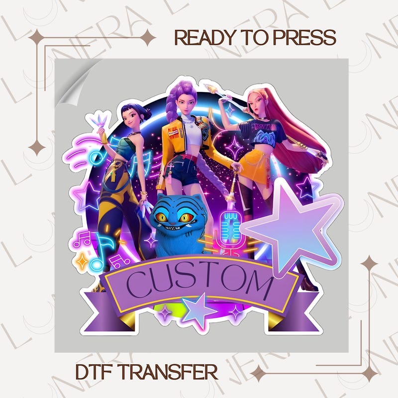 Kpop Birthday Heat Press - Etsy