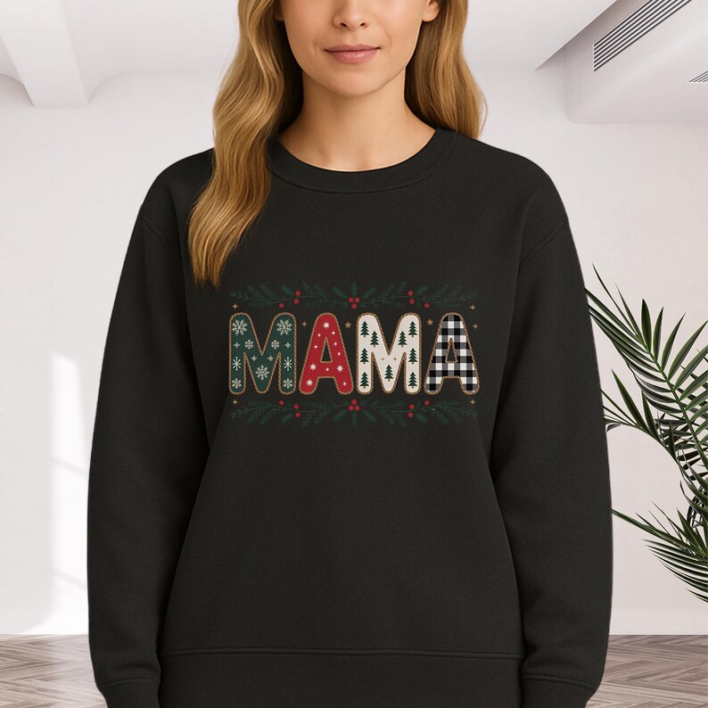 Mama Christmas Dtf Transfers, Merry Christmas Dtf Transfers, Costum Family Christmas Ready to ...