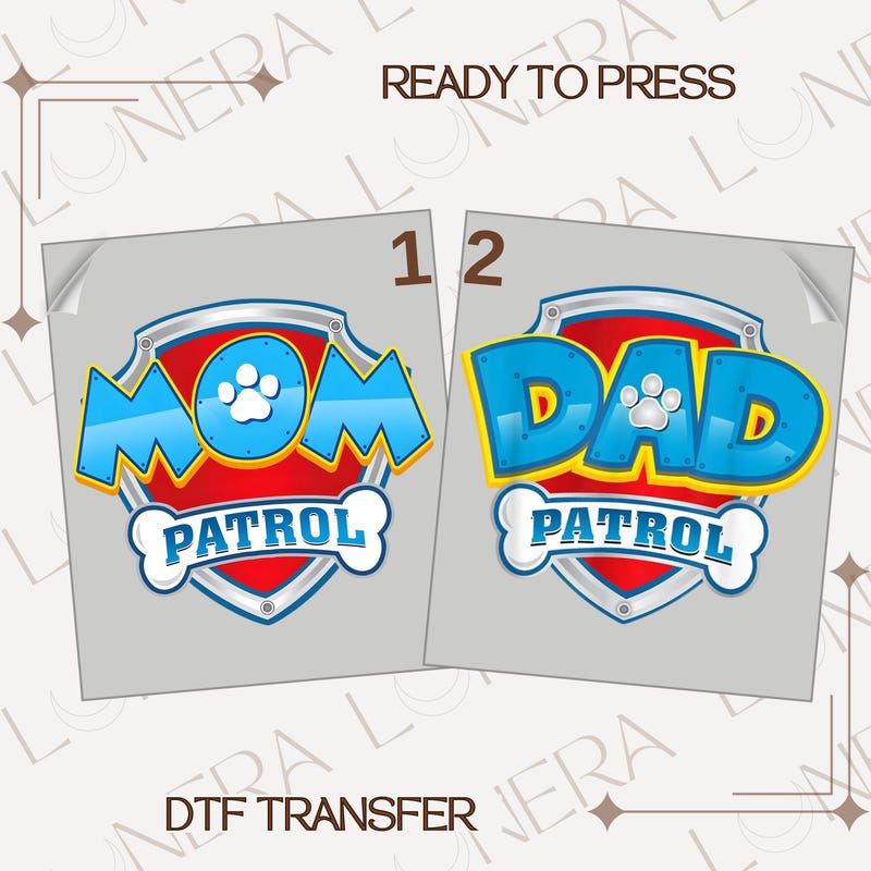 Dtf Paw Patrol Prints - Etsy