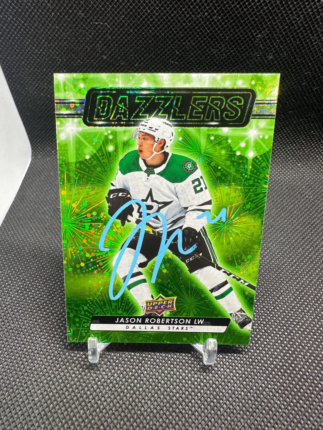 Jason Robertson Signed Autographed Upper Deck Auto Card DALLAS STARS - Etsy
