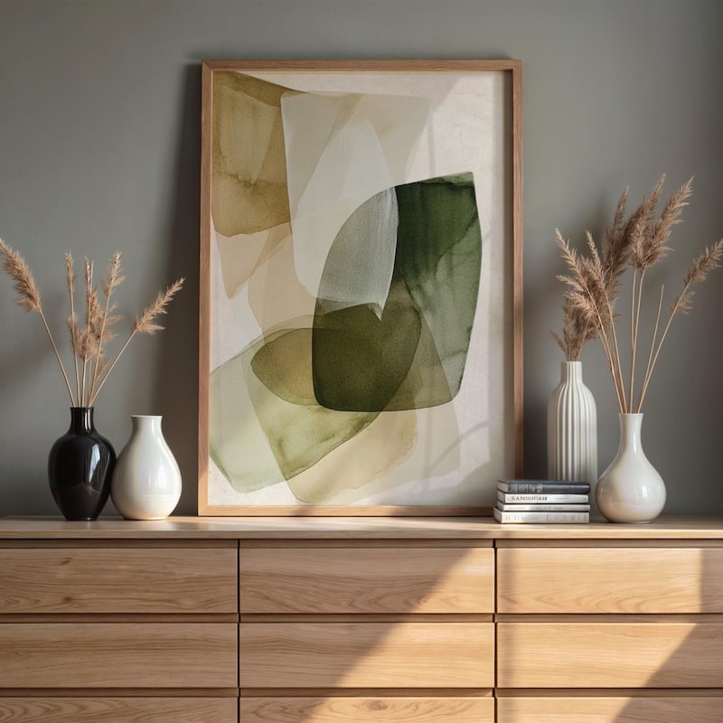 Sage Green Organic Shape - Etsy UK