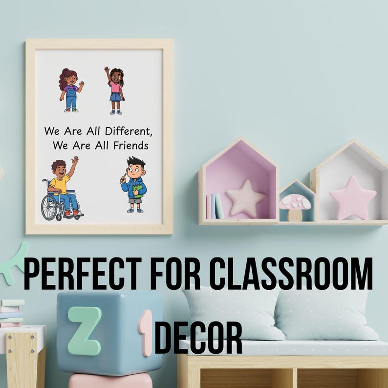Inclusive Classroom Clipart Bundle | Diverse Students and Teacher ...