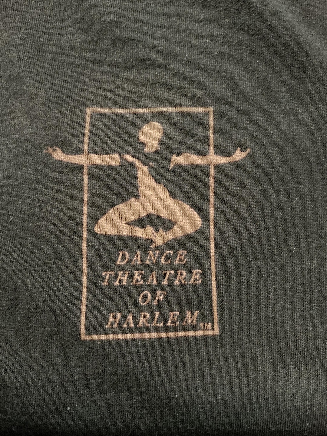 Vintage Dance Theatre of Harlem NYC Ballet Black Gold Logo Graphic T ...