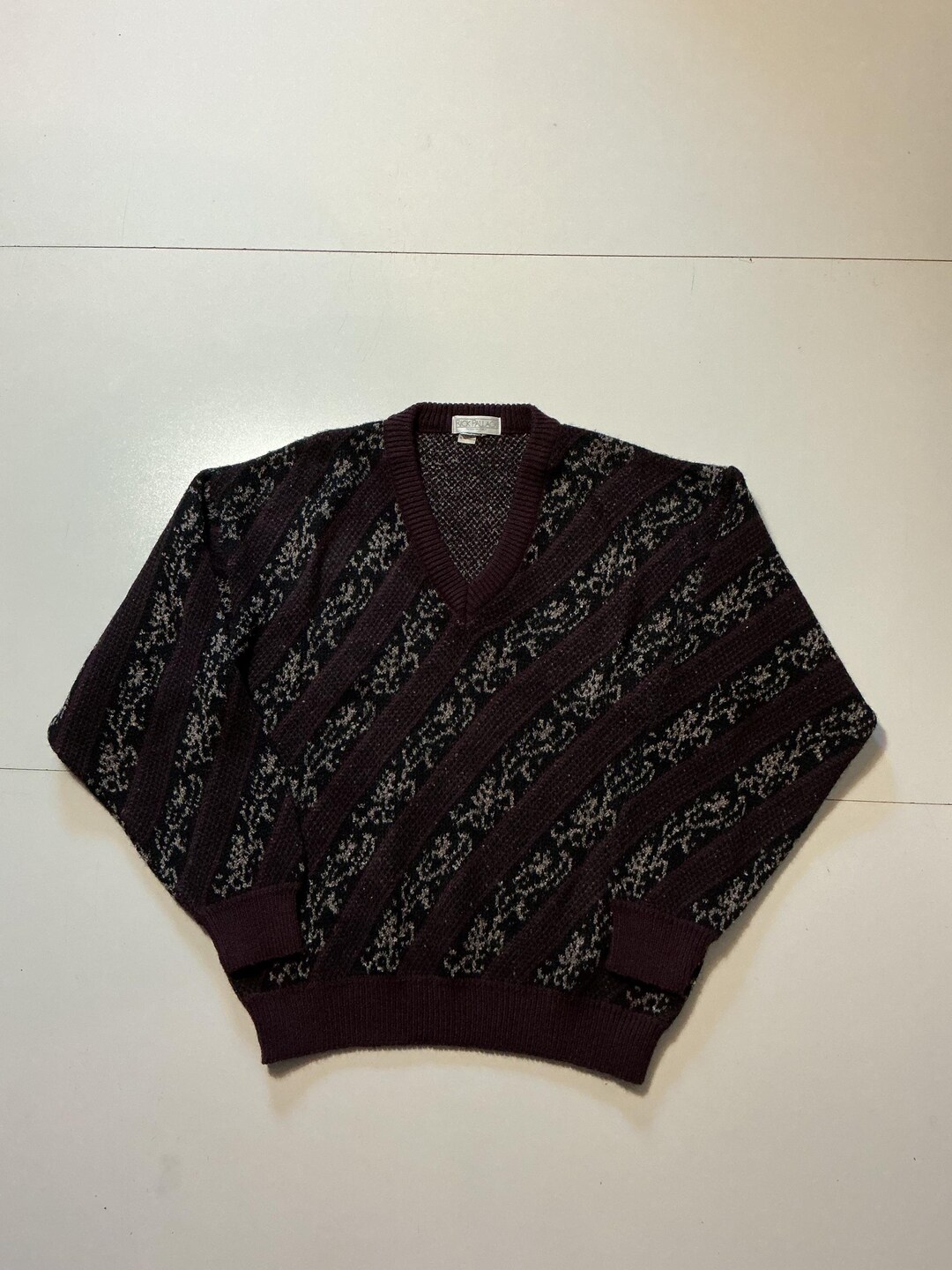 Vintage Rick Pallack Made in Italy Wool Alpaca Blend Knit V Neck ...