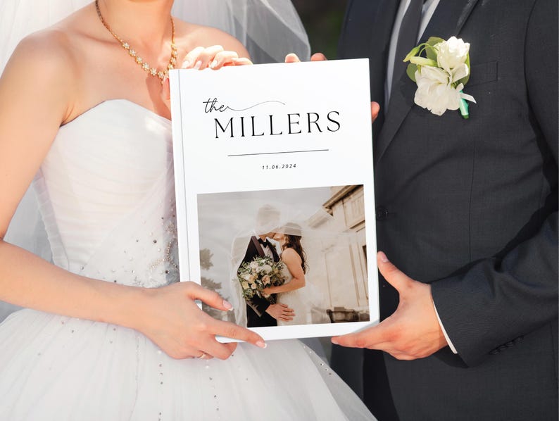 Printed Wedding Photobook, Personalized Softcover Photo Album, Unique ...