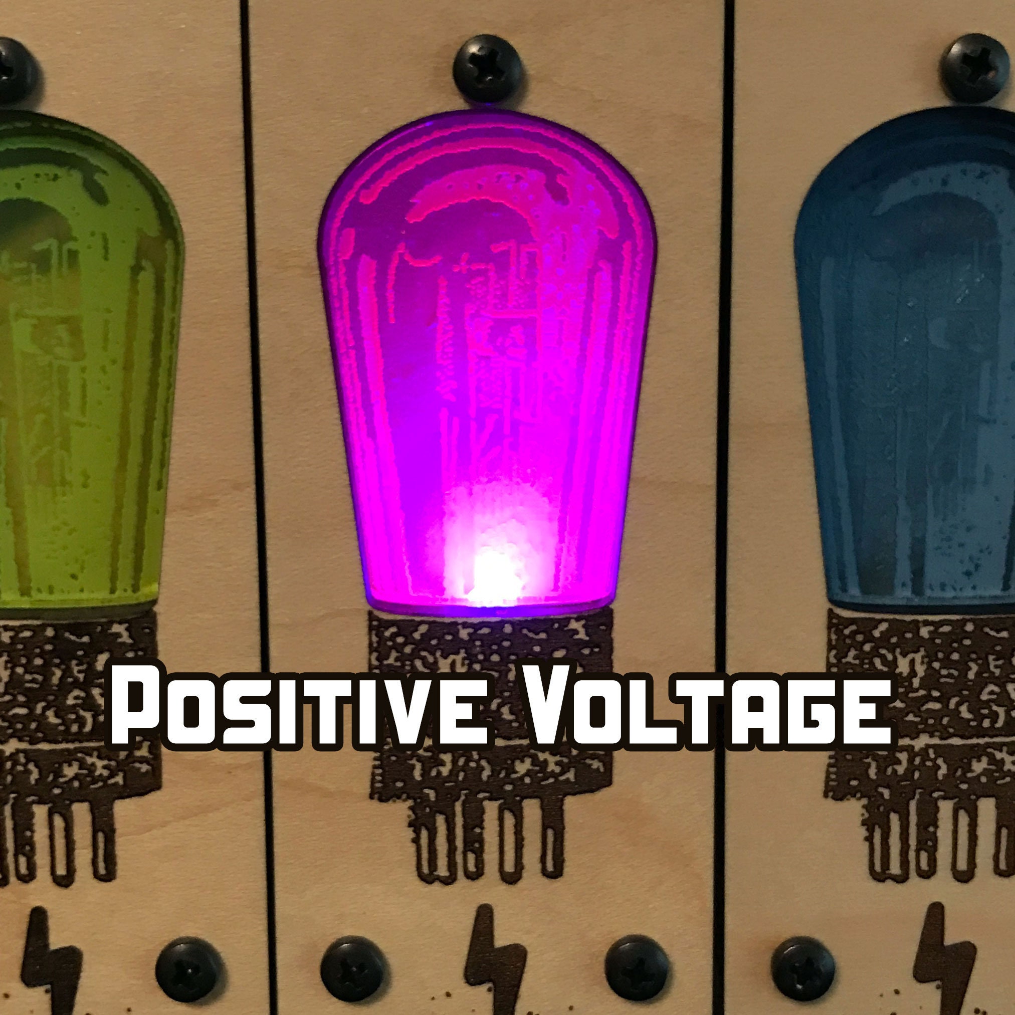 8HP - TUBE L1 Retro Eurorack Pink Acrylic LED Backlit Fancy Blank Panel ...