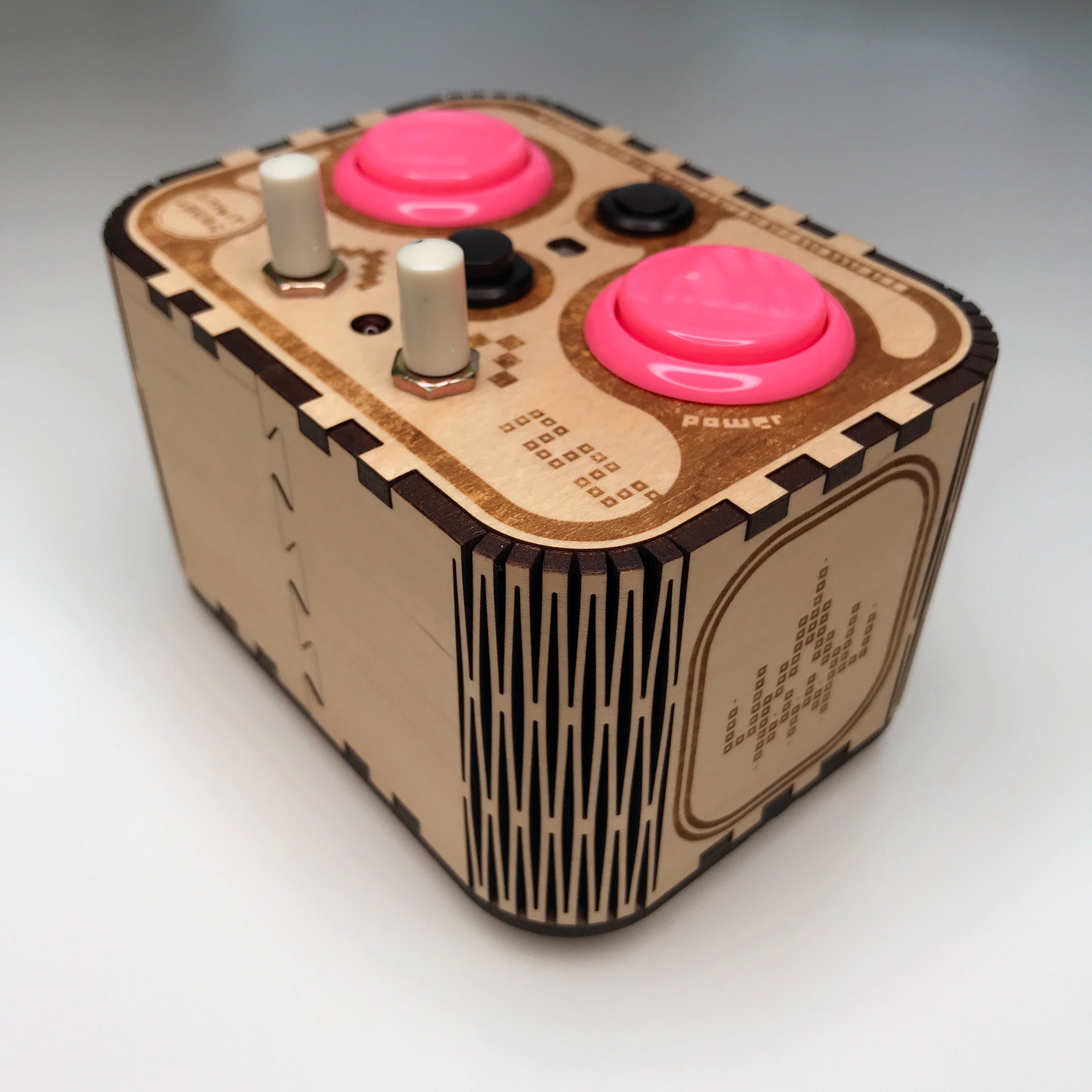 APC04 Retro Pink Arcade Button Chiptune Stepped Tone Generator ...