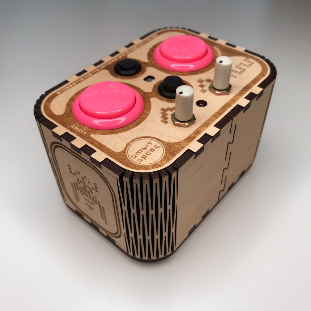 APC04 Retro Pink Arcade Button Chiptune Stepped Tone Generator ...