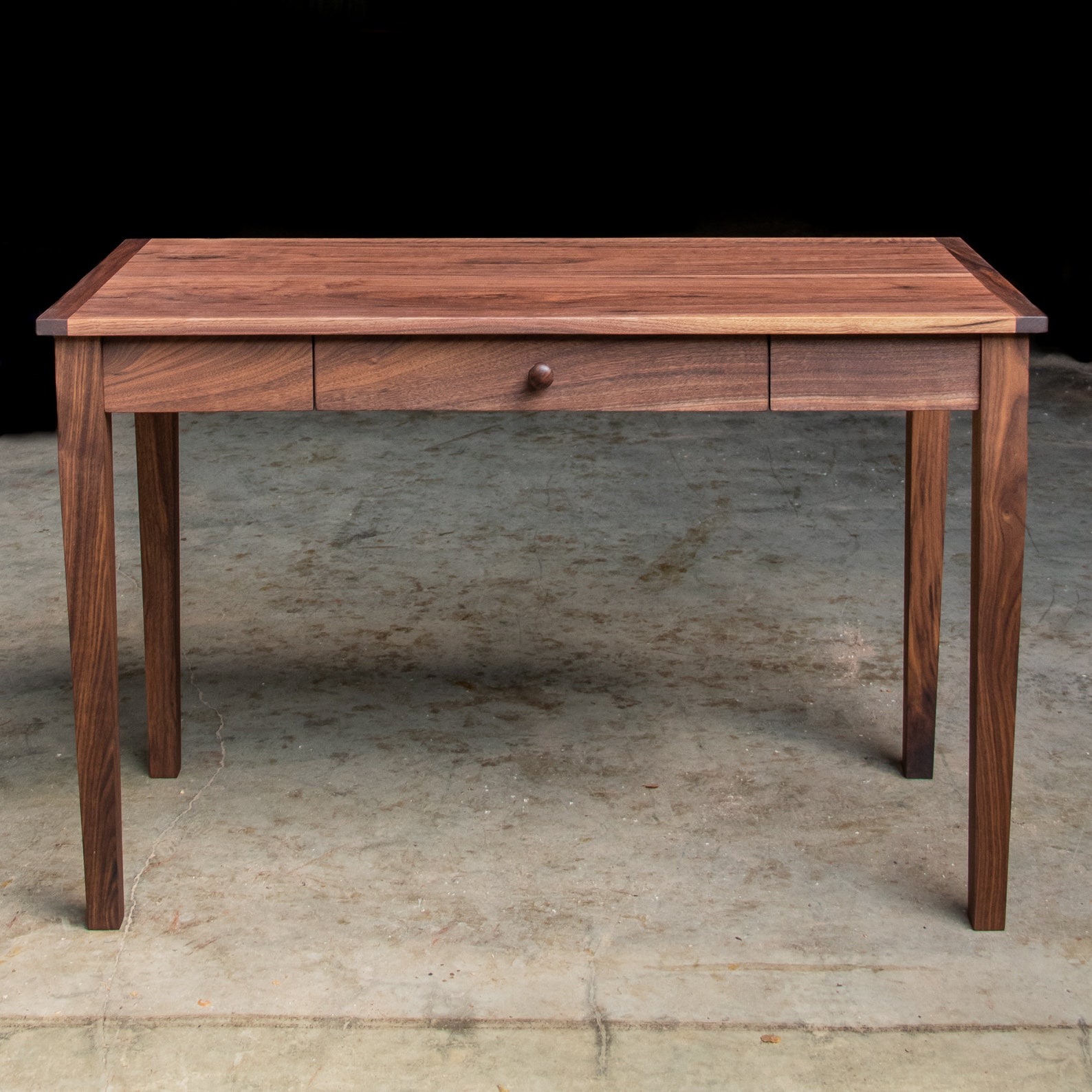 SHAKER INSPIRED DESK Solid Walnut Hardwoods 48 X - Etsy