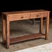 MODERN WALNUT CONSOLE | Narrow Console Table 48" X 14" | Walnut ...