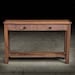 MODERN WALNUT CONSOLE | Narrow Console Table 48" X 14" | Walnut ...