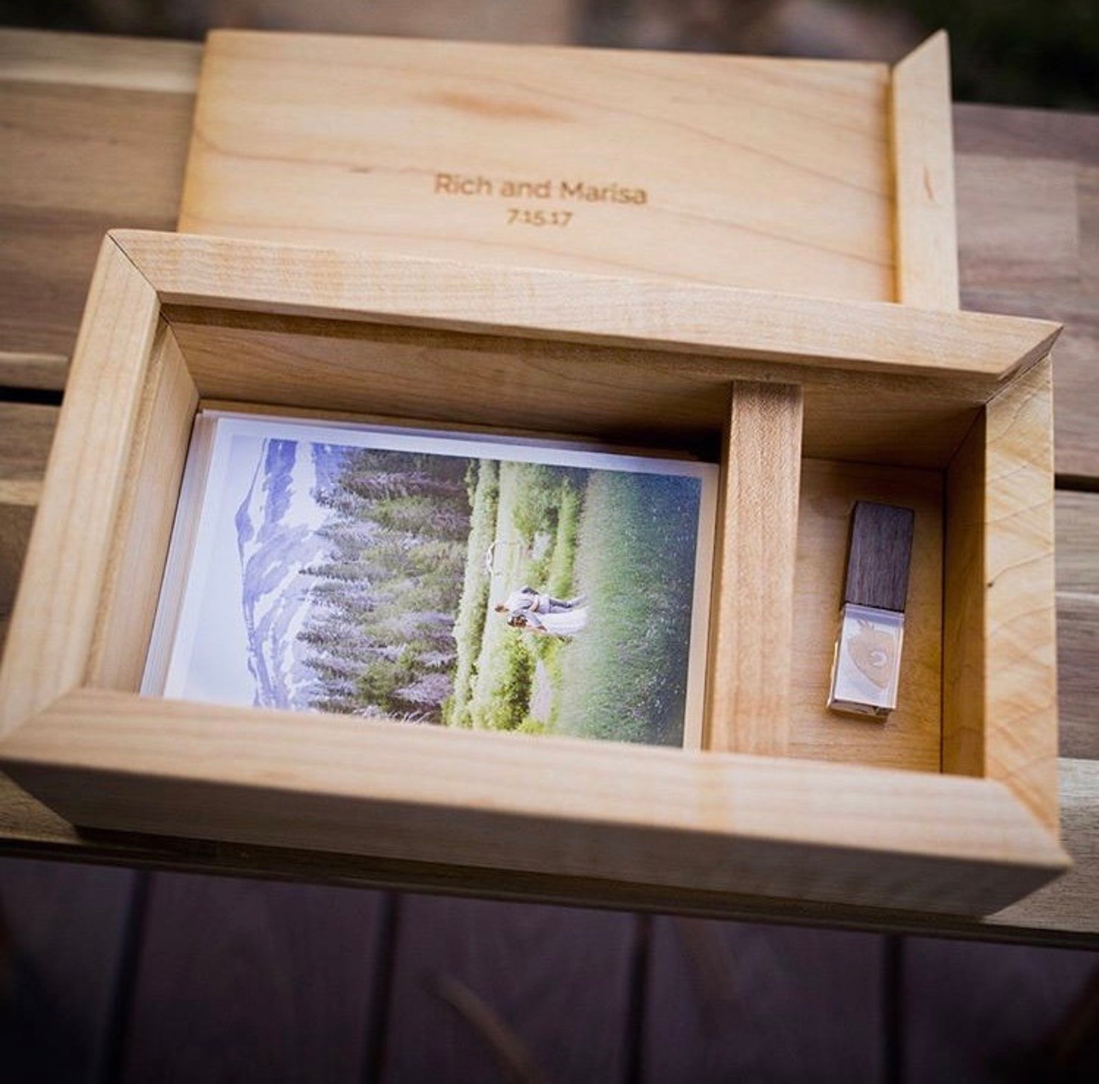 HEIRLOOM MEMENTO BOX | Photo Box, Gift Box or Jewelry Box | Sliding Lid ...