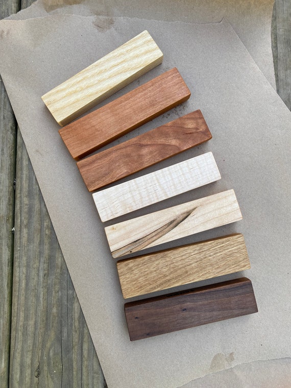 AMERICAN HARDWOOD SAMPLES Choice of Woods Mountain Mule | Etsy