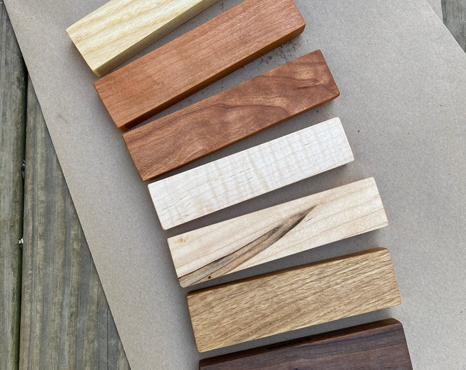 AMERICAN HARDWOOD SAMPLES Choice of Woods Credit Towards | Etsy