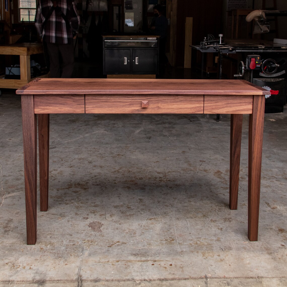 SHAKER INSPIRED DESK Solid Walnut Hardwoods 48 X - Etsy