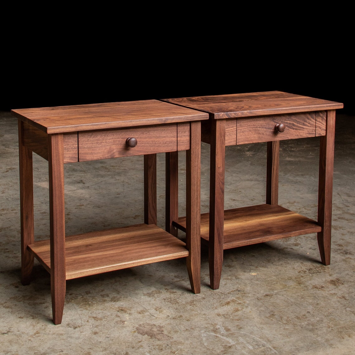 22w X 16d SHAKER NIGHTSTAND Solid American - Etsy