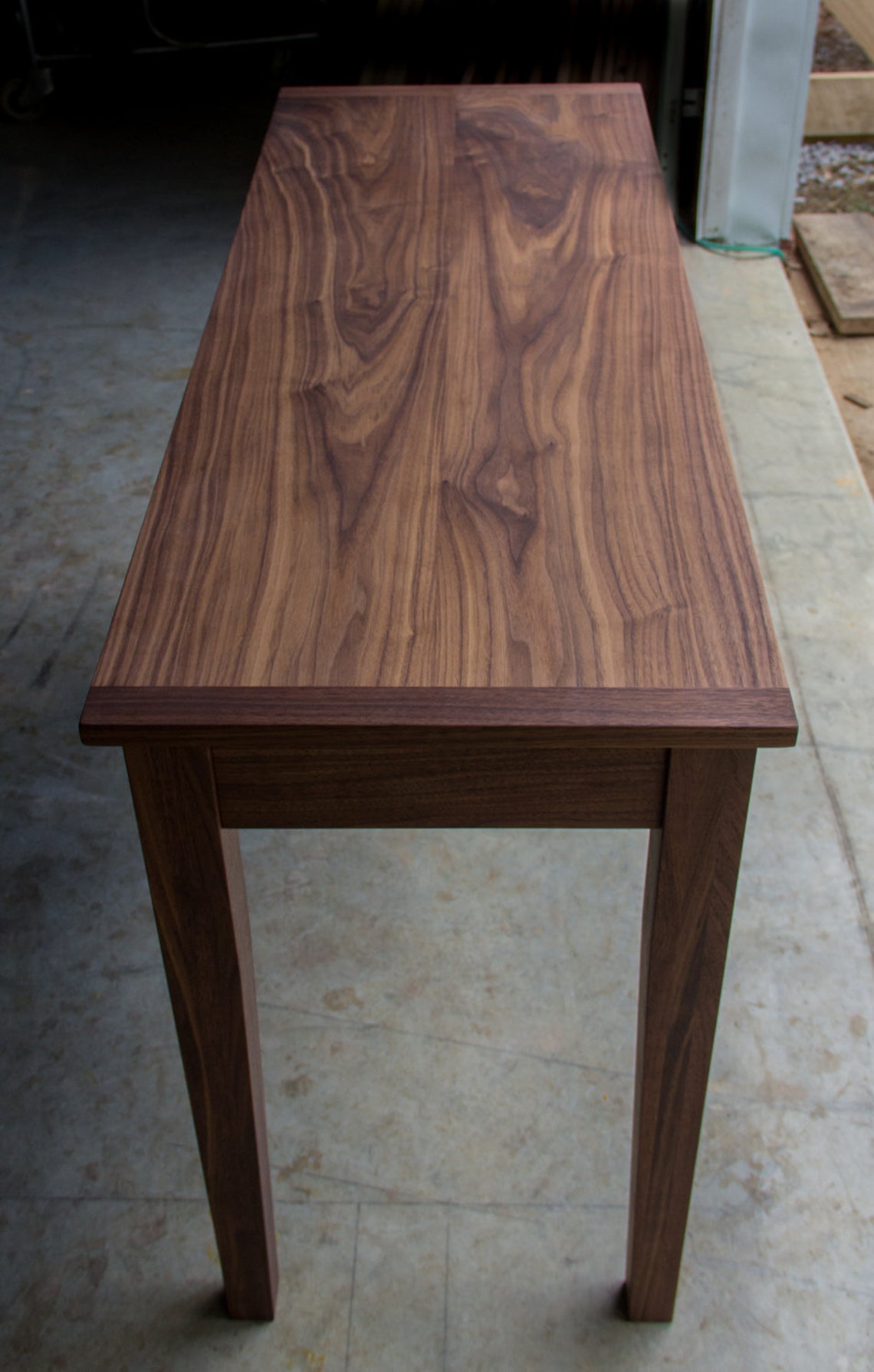 SHAKER INSPIRED DESK Solid Walnut Hardwoods 48 X - Etsy