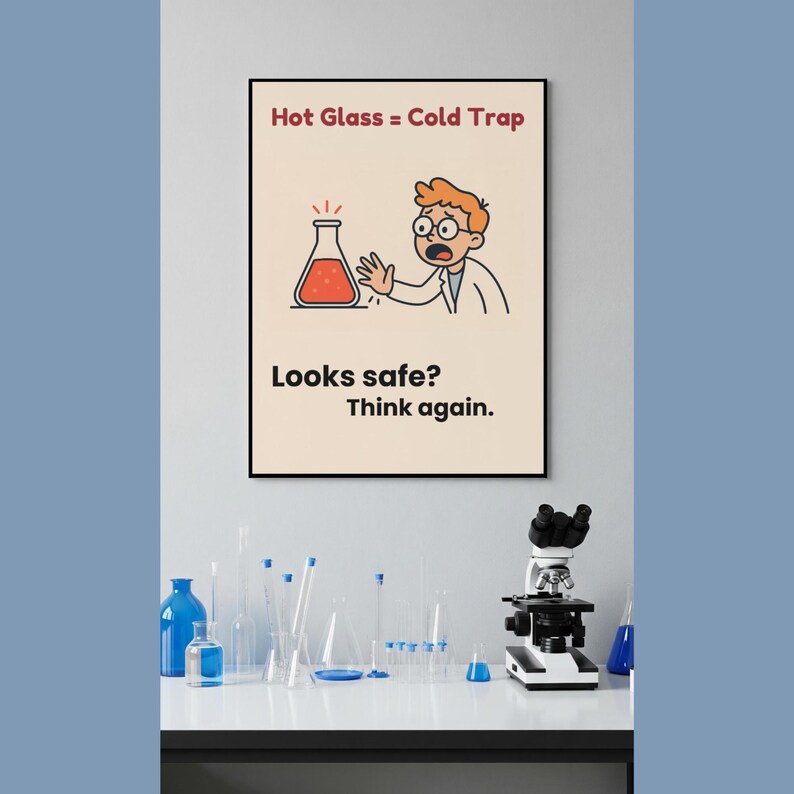 Lab Safety Poster | Set of 10, Science Classroom Wall Art | Chemistry ...