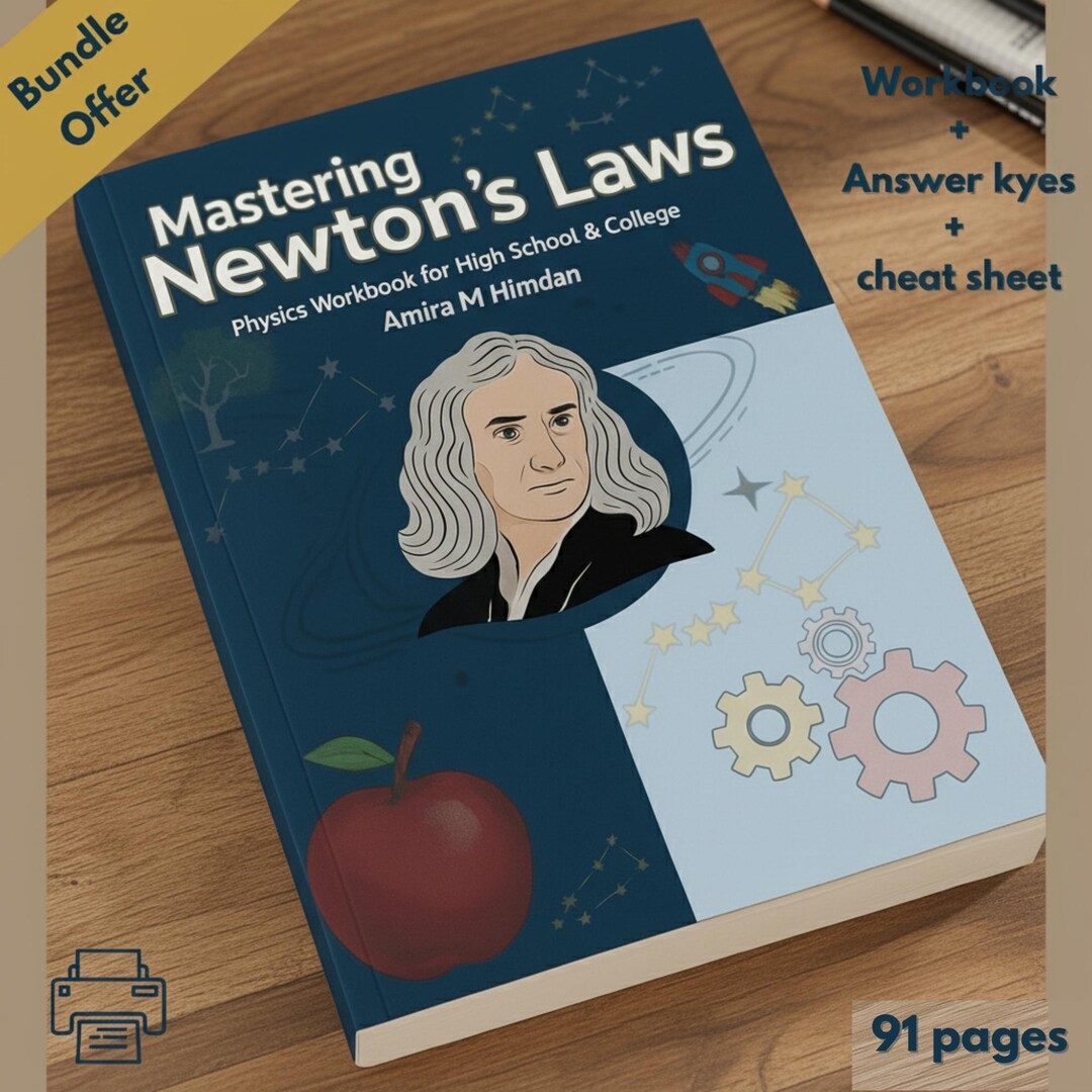 Newton's Laws Physics Workbook Bundle | High School & College ...